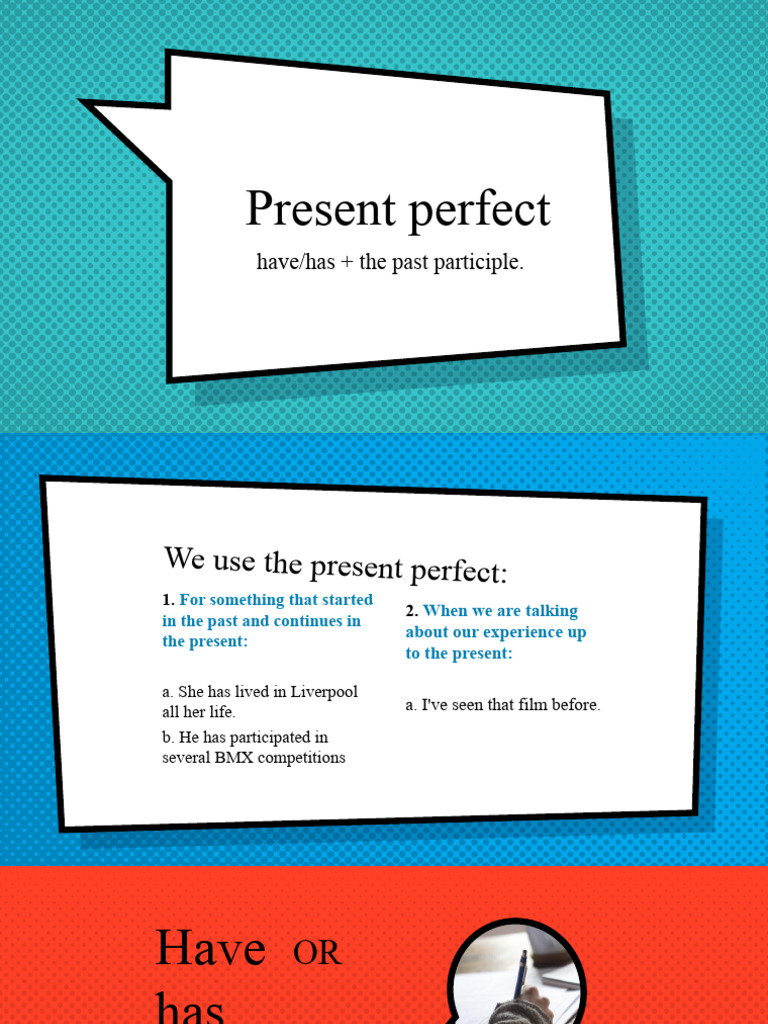 Present Perfect Simple Explained | PDF | Verb | Syntax Present Perfect Simple Explained | PDF | Verb | Syntax