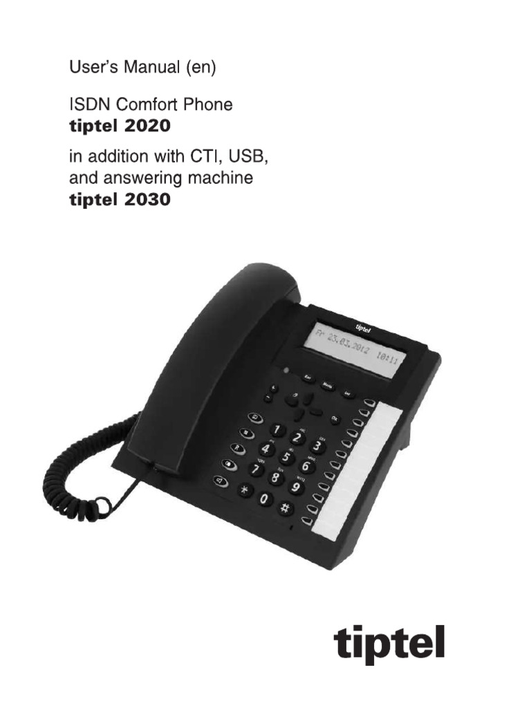 Manual Tiptel 2020 | PDF