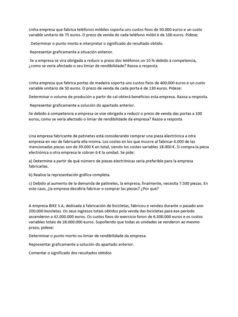 UD 3 Punto Muerto | PDF