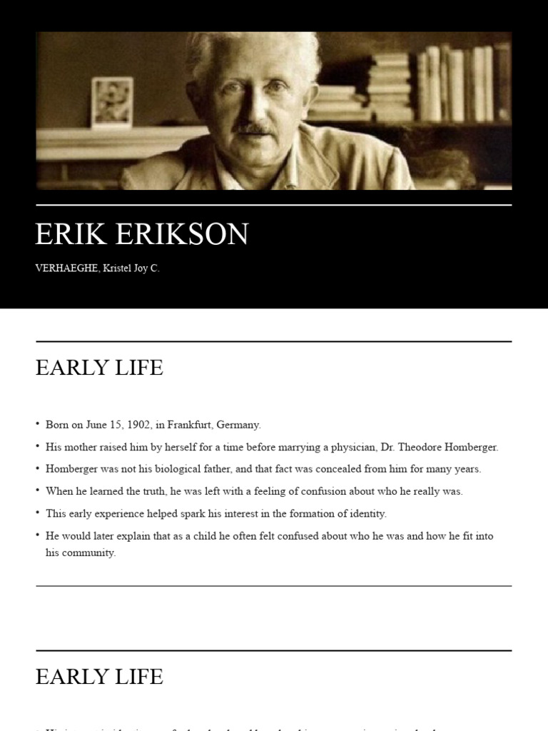 Erikson | Download Free PDF | Psychology | Behavioural Sciences