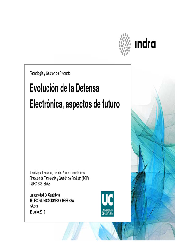 Evolución EW INDRA | PDF | Inteligencia de señales | Guerra electrónica