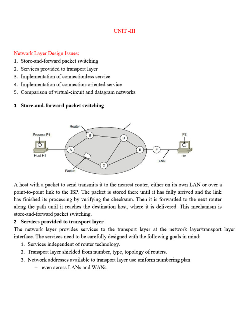 Unit 3 | PDF | Routing | Computer Network