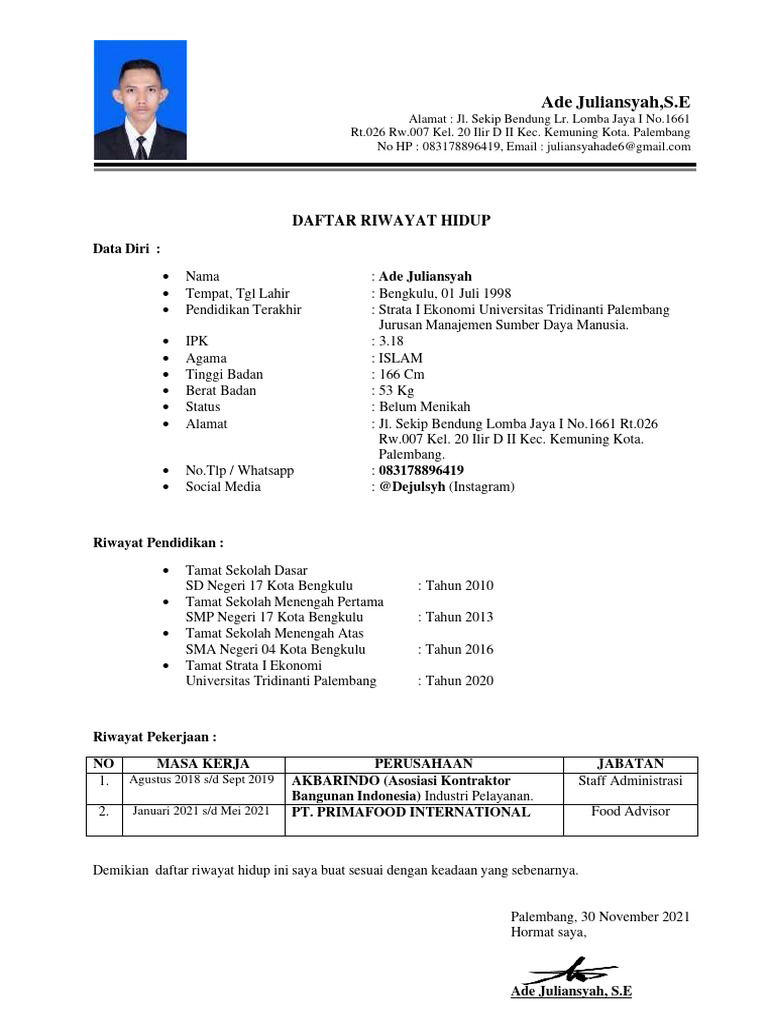 CV. Ade Juliansyah. - PT. Kage Dwijaya | PDF