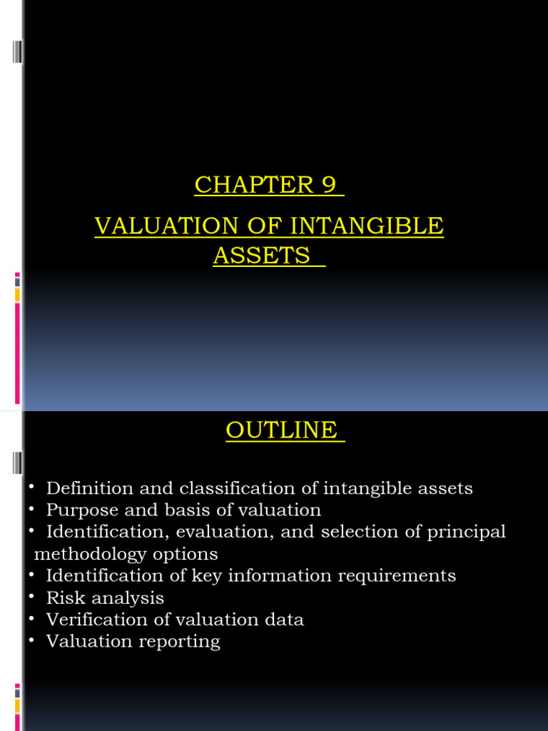 Chapter 9 - VALUATION OF INTANGIBLE ASSETS | PDF | Valuation (Finance ... Chapter 9 - VALUATION OF INTANGIBLE ASSETS | PDF | Valuation (Finance ...