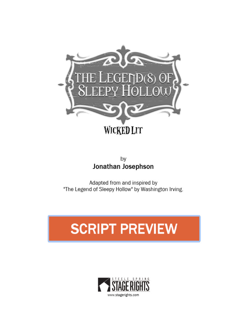 The Legends of Sleepy Hollow Preview | PDF | The Legend Of Sleepy Hollow