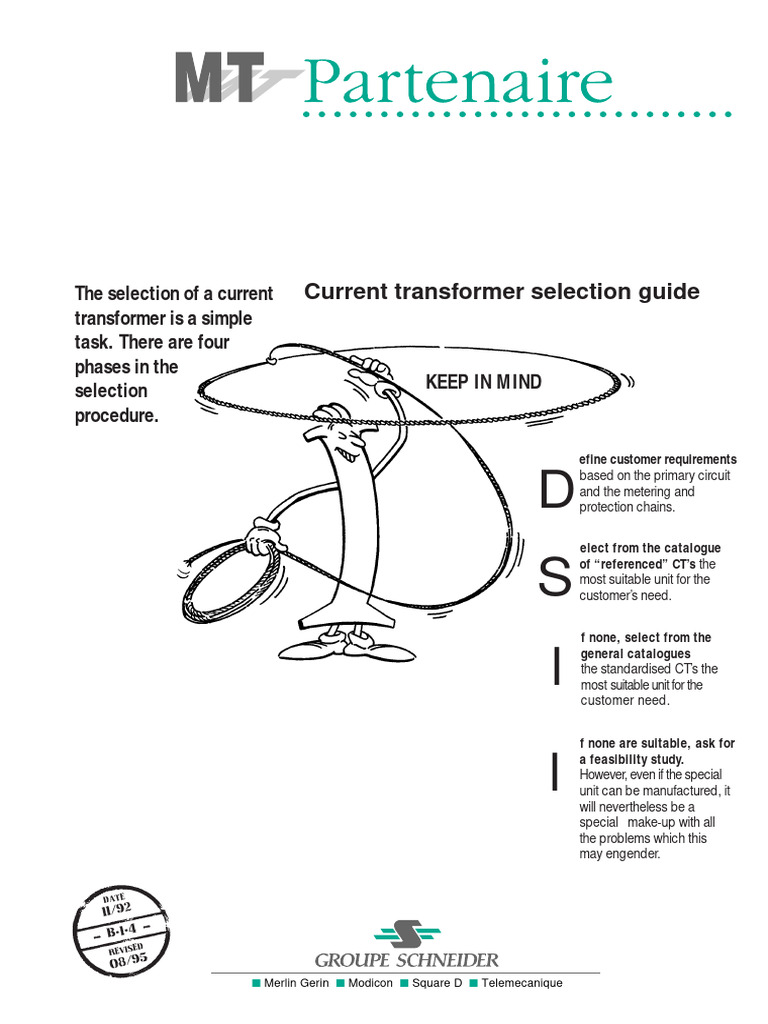 Current Transformers Selection Guide | PDF | Transformer | Electrical Components