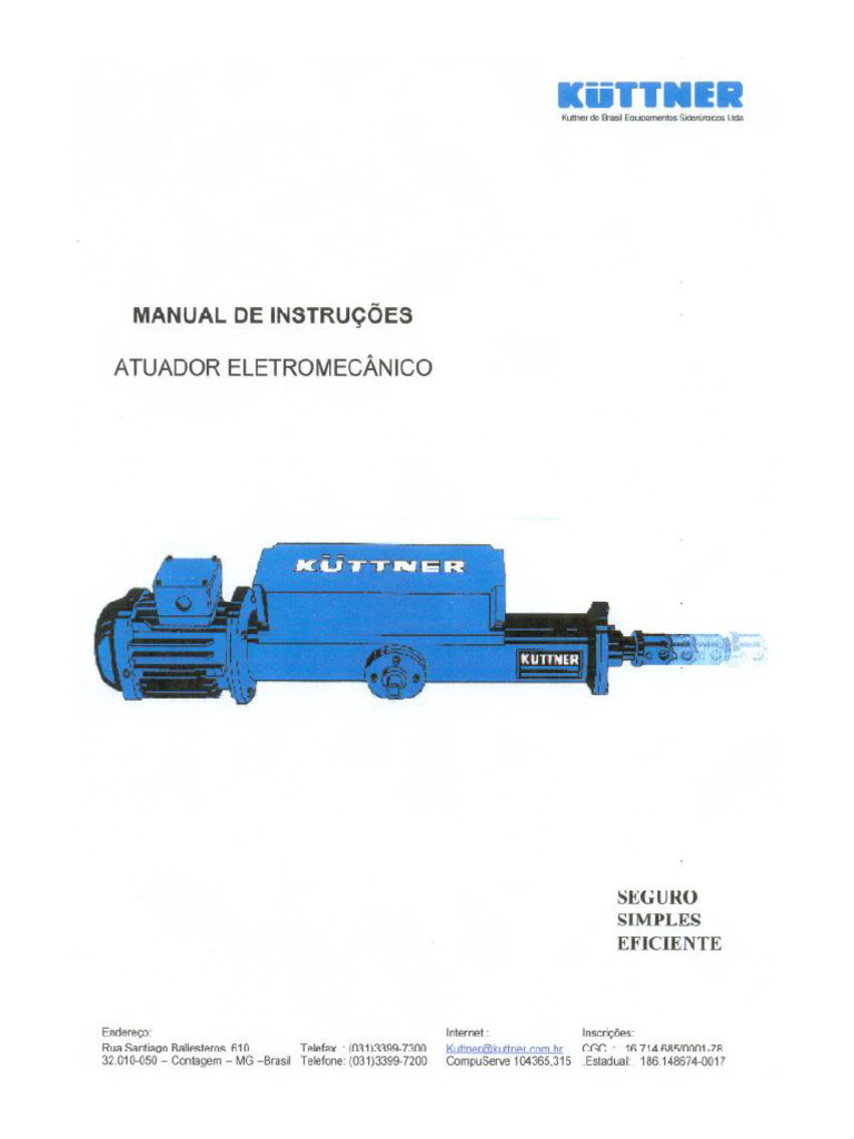 Manual Atuador Eletromecanico | PDF