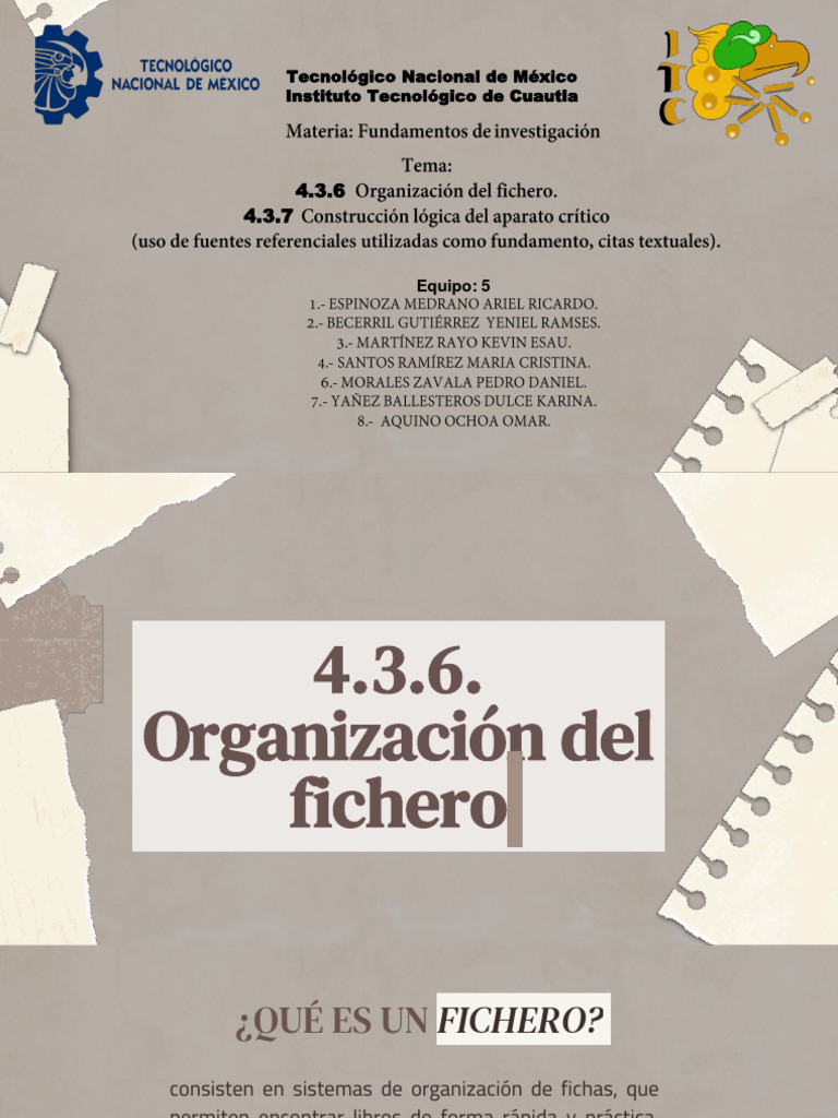 Exposicion Ficheros | PDF | Bibliografía | Comillas