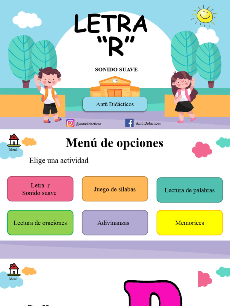 Consonante R Sonido Suave | PDF