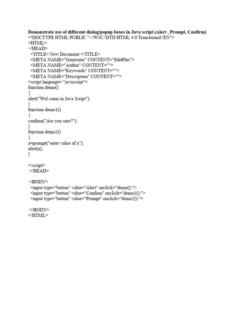 Java Script Assg | PDF | Java Script | Computing