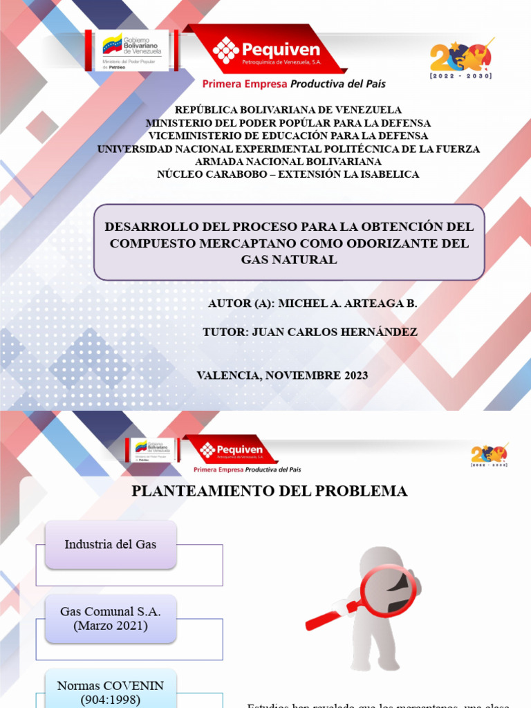 Presentación Mercaptano | PDF | Tiol | Gas natural