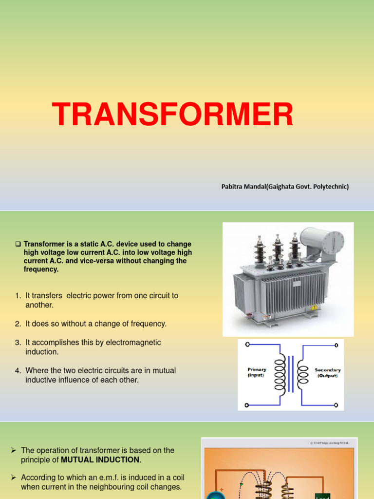 Transformer Pdf Transformer Inductor