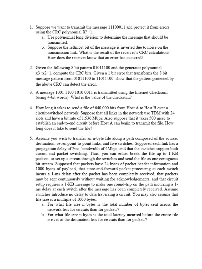 6. TUT6 | PDF | Network Packet | Computer Network