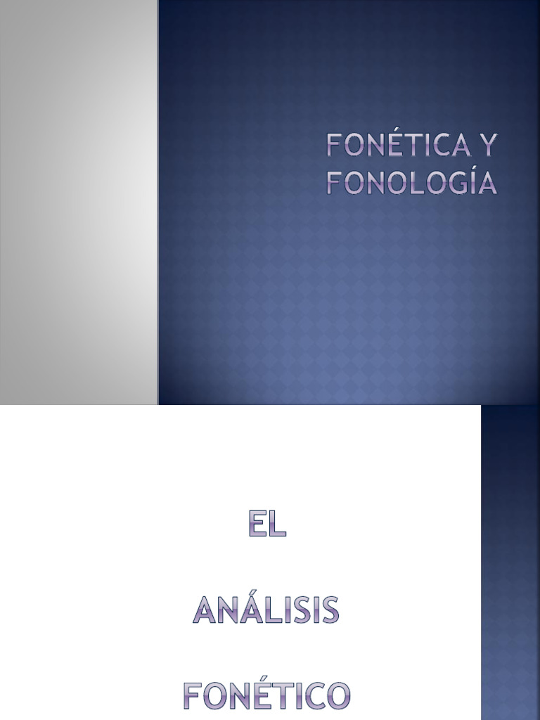 FONETICA Y FONOLOGIA s4 | PDF | Fonética | Fonema