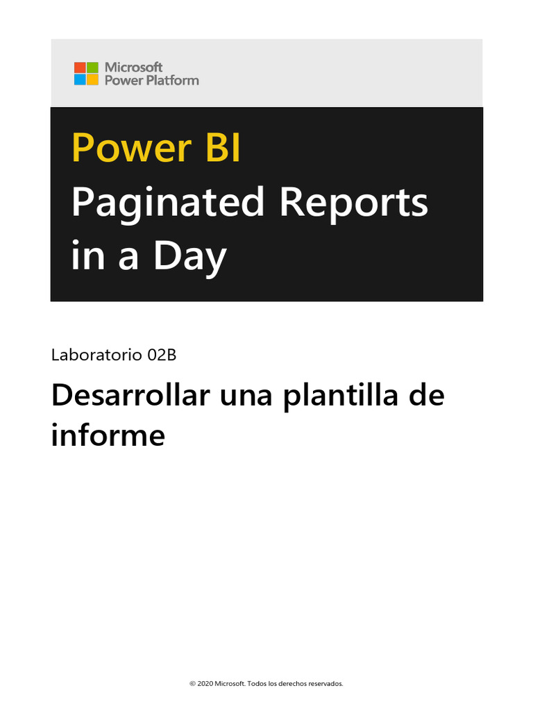 Powerbipriad Lab02b Es-Es | PDF | Microsoft | Laboratorios