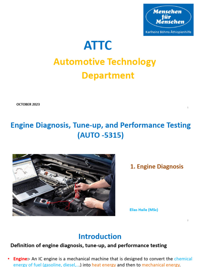 Engine Diagnosis Part I | PDF | Internal Combustion Engine | Thermostat