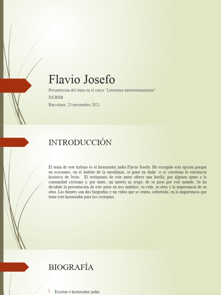 Flavio Josefo | PDF | Josefo | Jesús