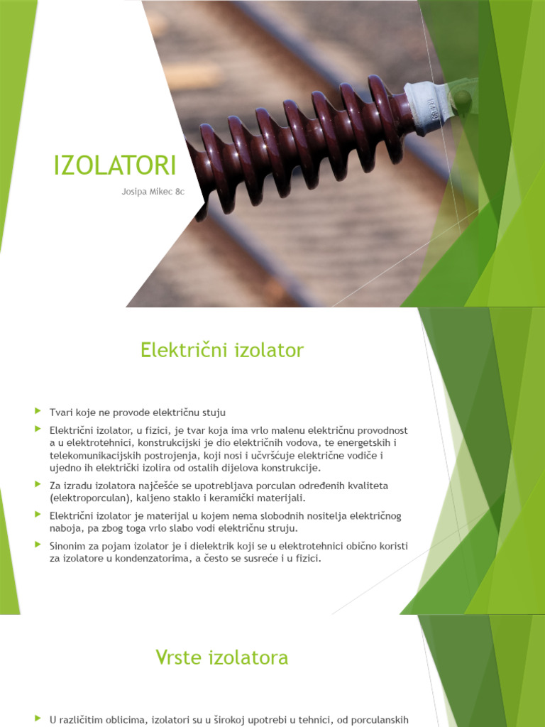IZOLATORI | PDF