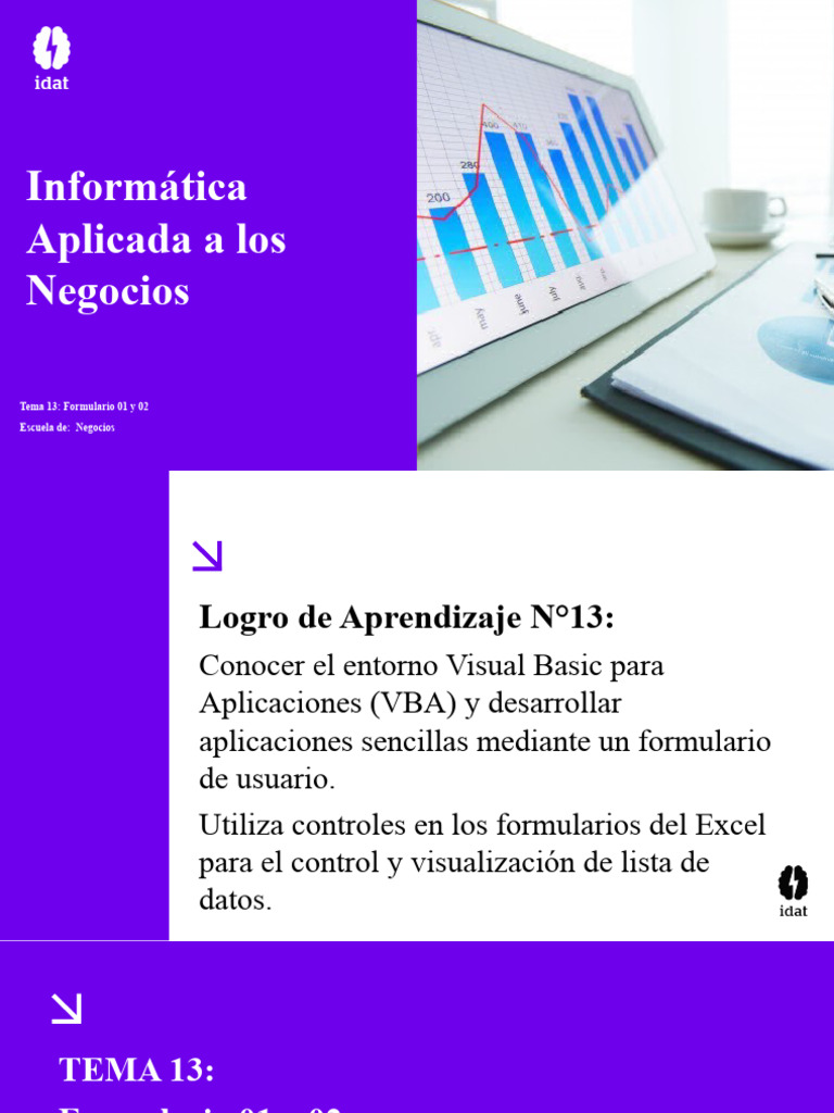 Tema 13 - Informática Aplicada a los Negocios | PDF | Visual Basic para Aplicaciones | Microsoft ...