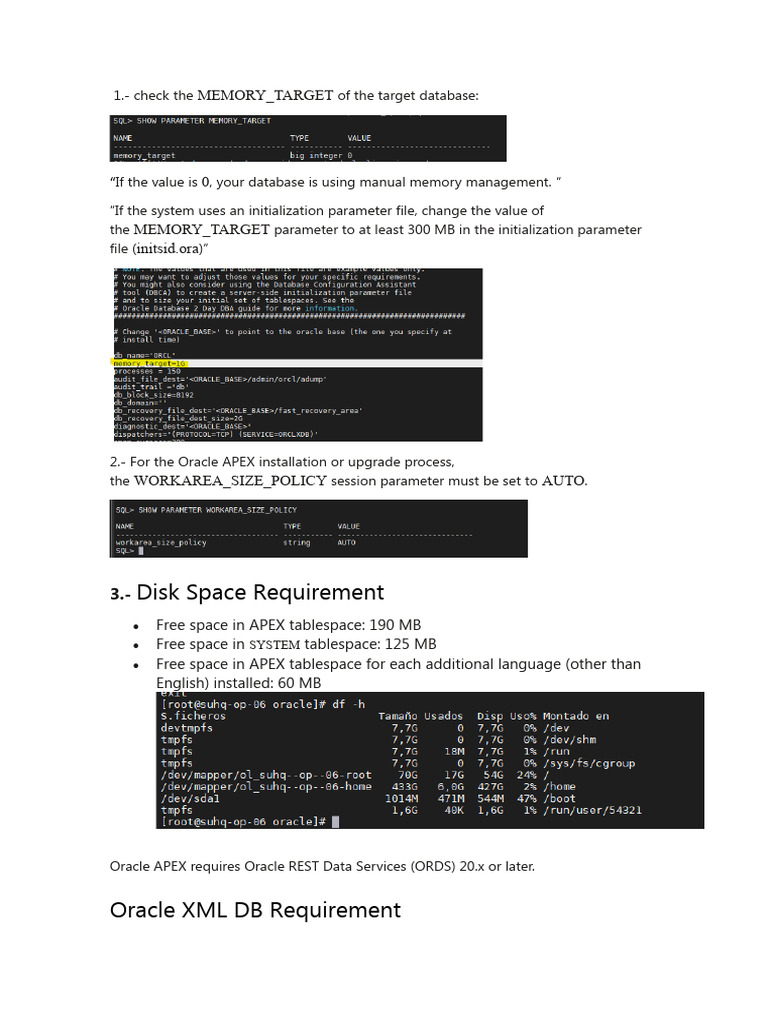 Oracle APEX Setup Guide | PDF