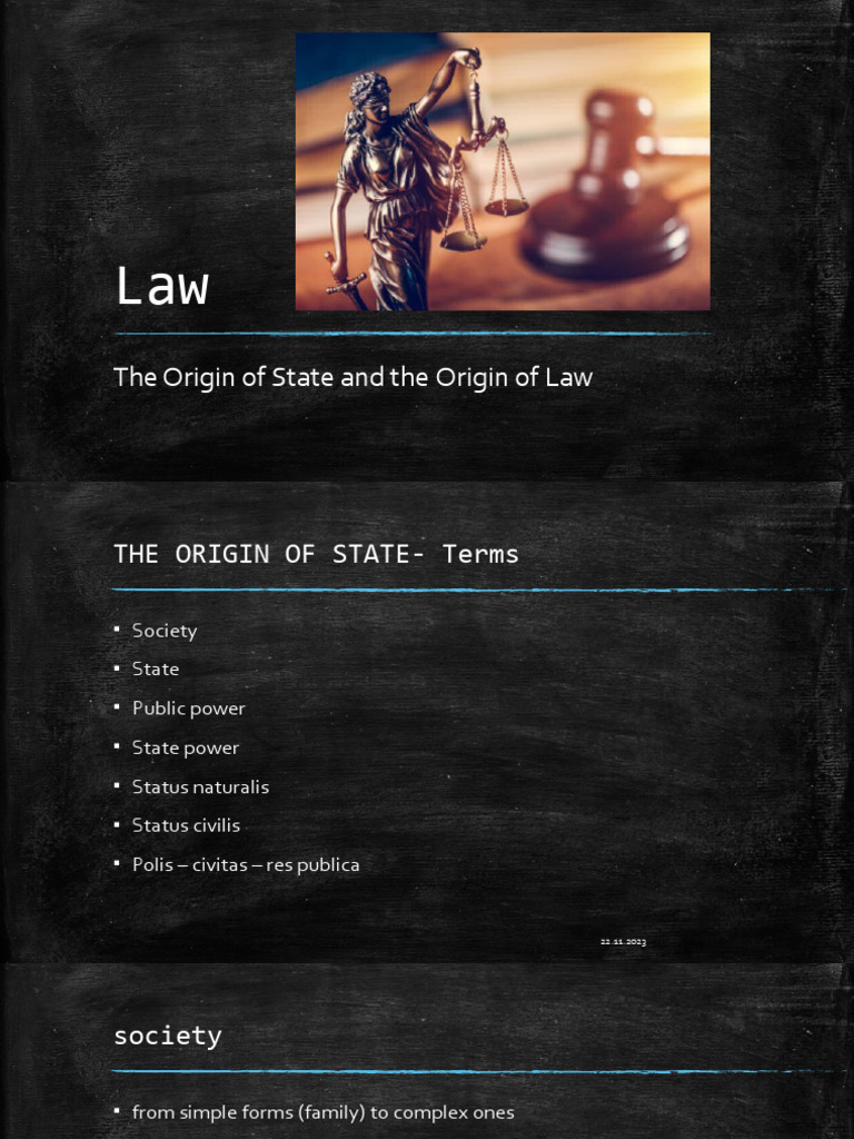 The Origin of State and The Origin of Law | PDF | Justice | Crime ...