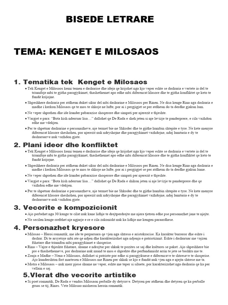 Bisede Letrare | PDF