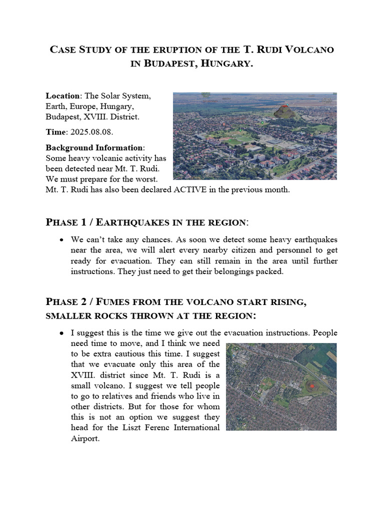 Geography Case Study of Volcano Eruption | Download Free PDF | Volcano ...