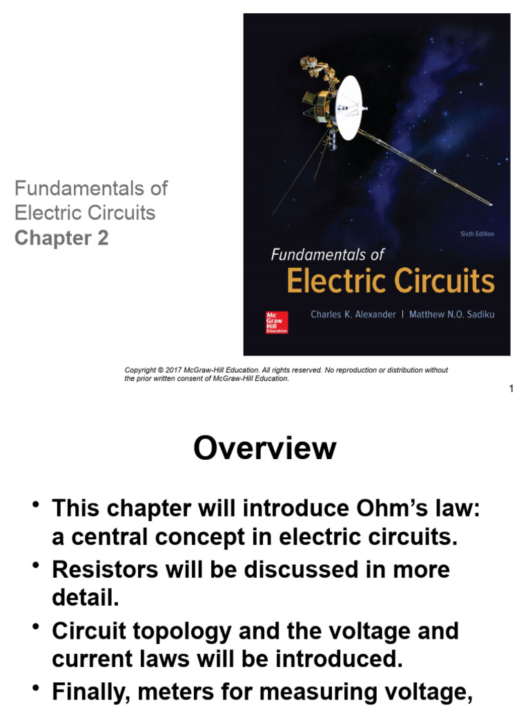 Alexander Ch02 PPT Fund Elec Circ 6e A | PDF | Electrical Network | Electrical Resistance And ...