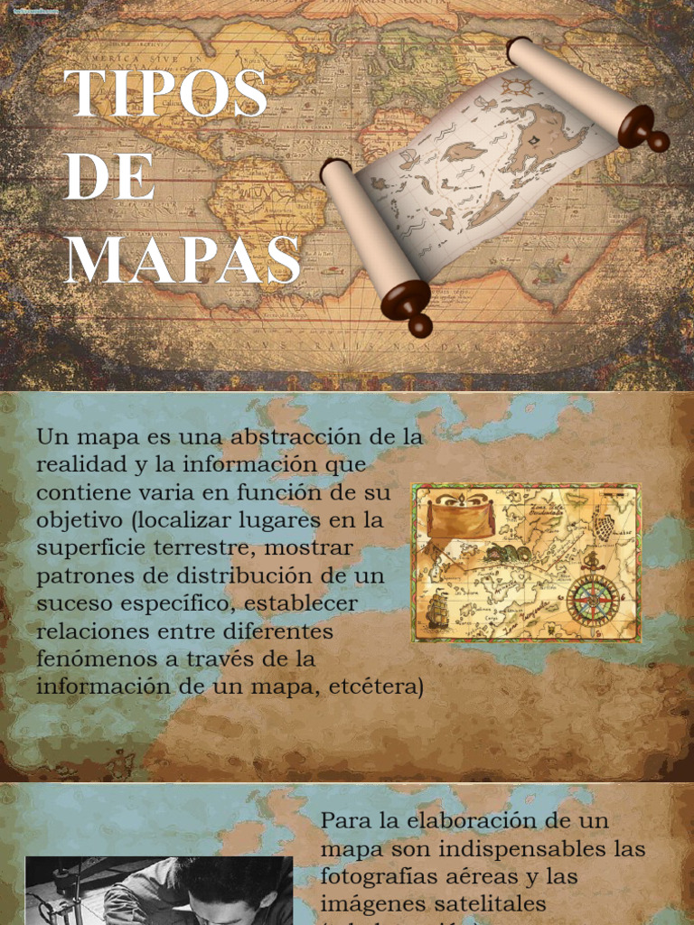 Tipos de Mapas | PDF | Mapa | Tierra