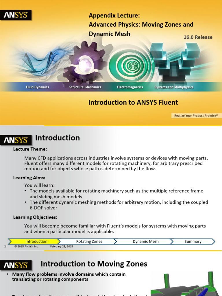 Fluent-Intro 16.0 Appendix Moving Zones | PDF | Fluid Dynamics ...