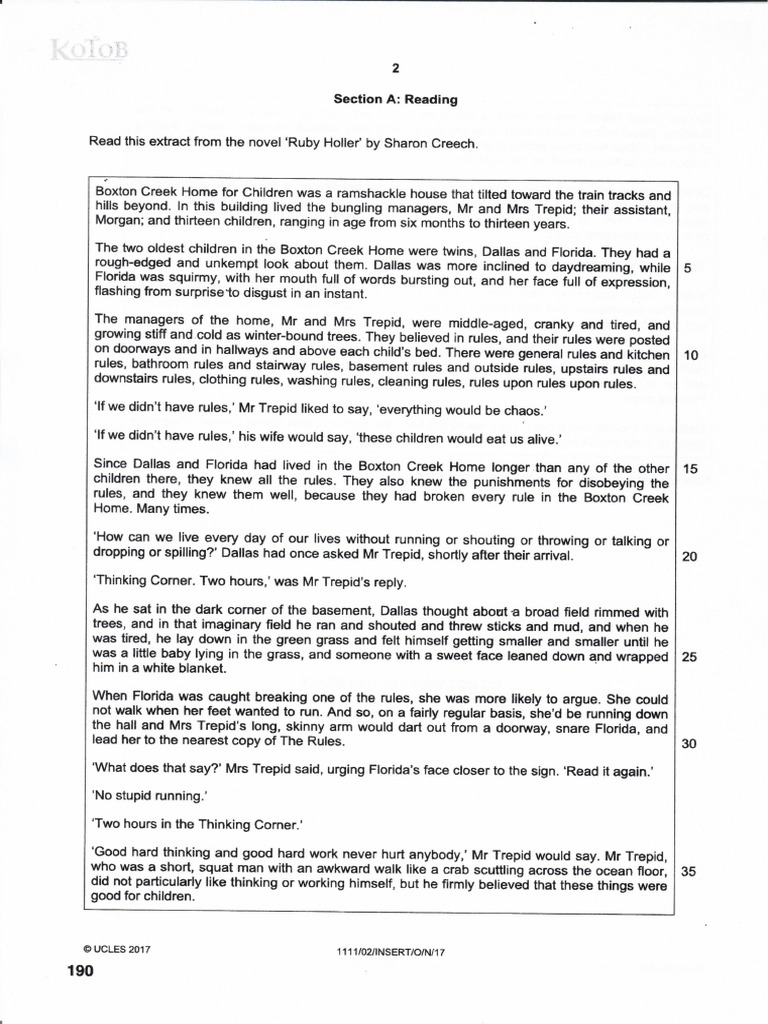 Extra Reading Homework | PDF