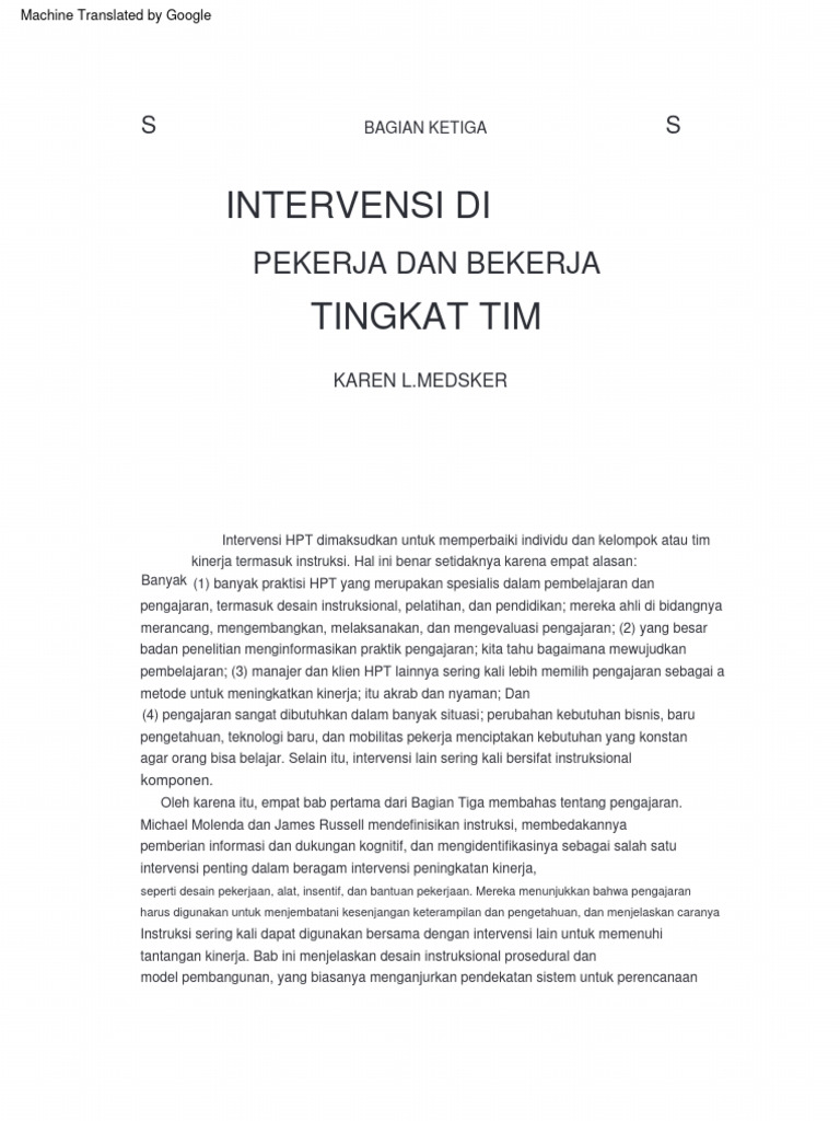 Handbook of Human Performance Technology (1) - 377 | PDF