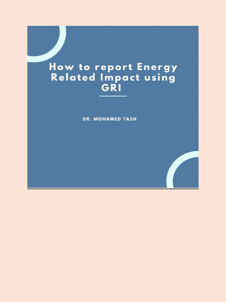 GRI 302: Energy Reporting Standards | PDF | Efficient Energy Use | Fuels