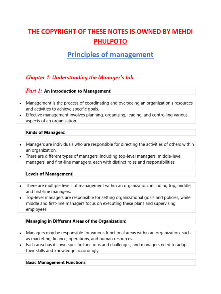 Principles of Management 2nd Edition 2nd Draft | PDF | Corporate Social ...