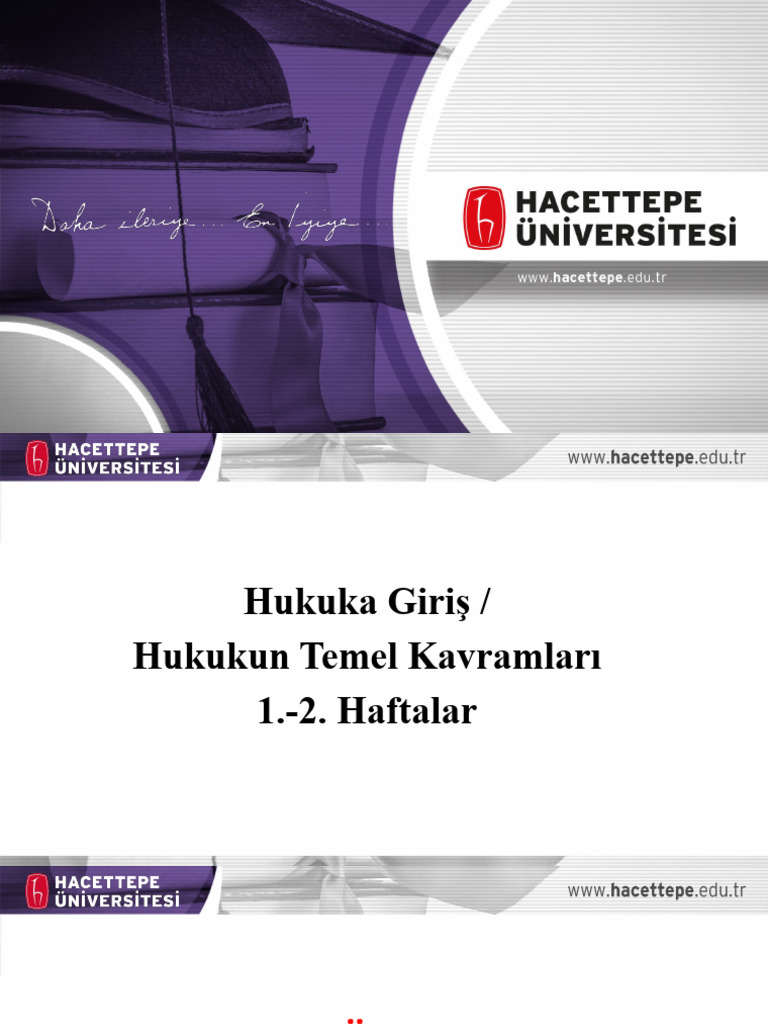 HUK151 - 1-2. Hafta | PDF