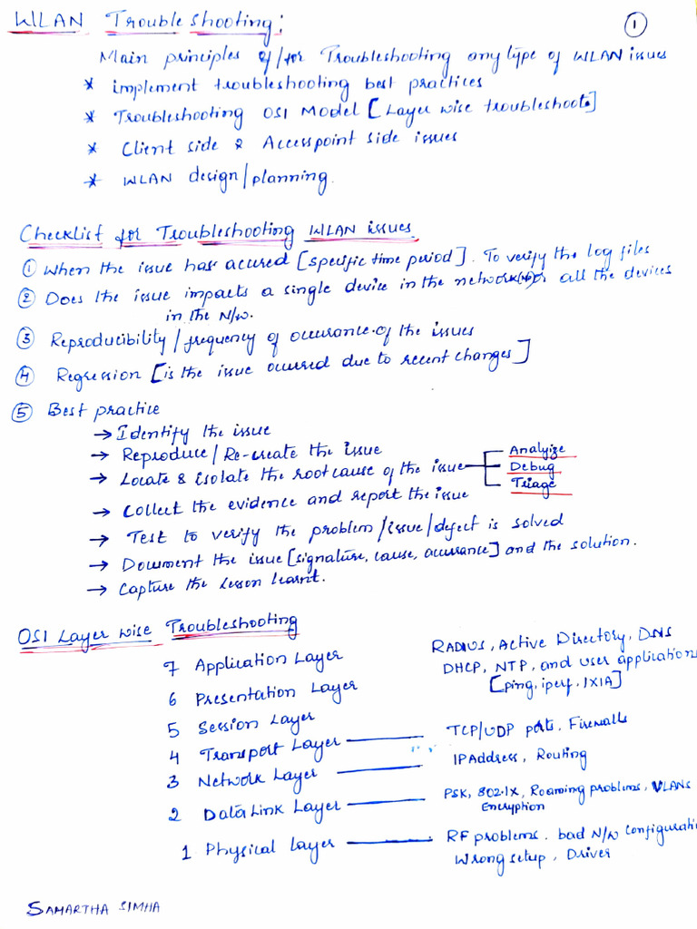 1692241526wlan Troubleshooting Layer Wise Pdf Telecommunications Wireless Networking