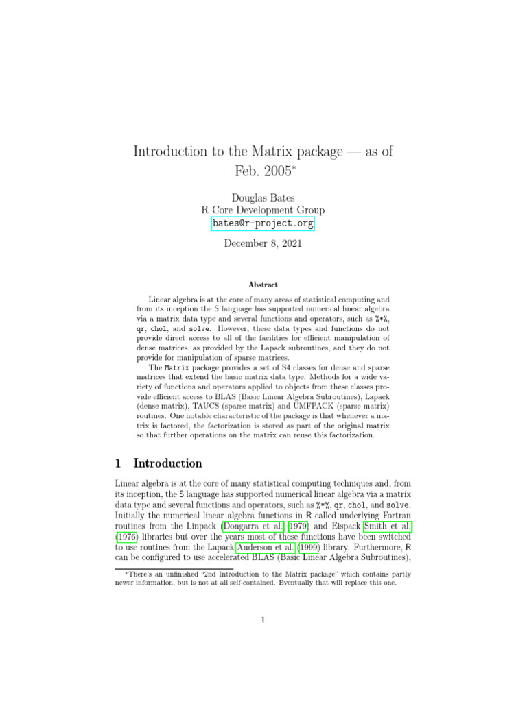 Introduction | PDF | Matrix (Mathematics) | Mathematical Concepts