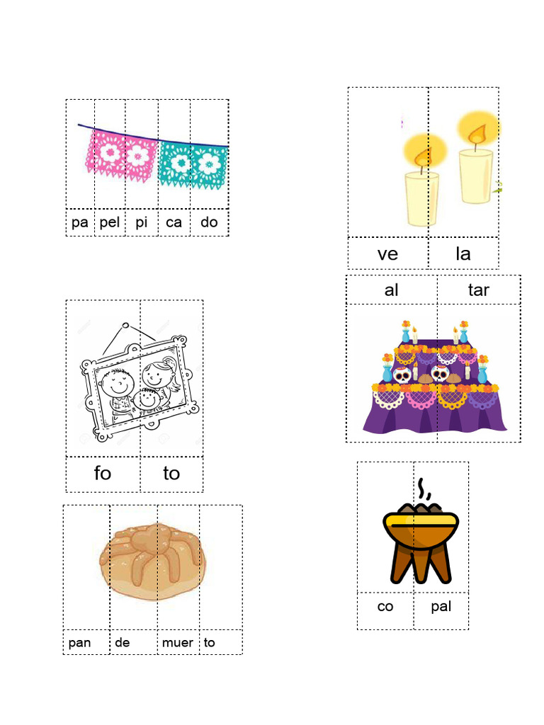 Silabas Dia de Muertos | PDF