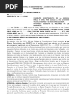 MINUTA ACLARATIVA UNILATERAL DE DATOS TÉCNICOS Modelo Bolivia | PDF