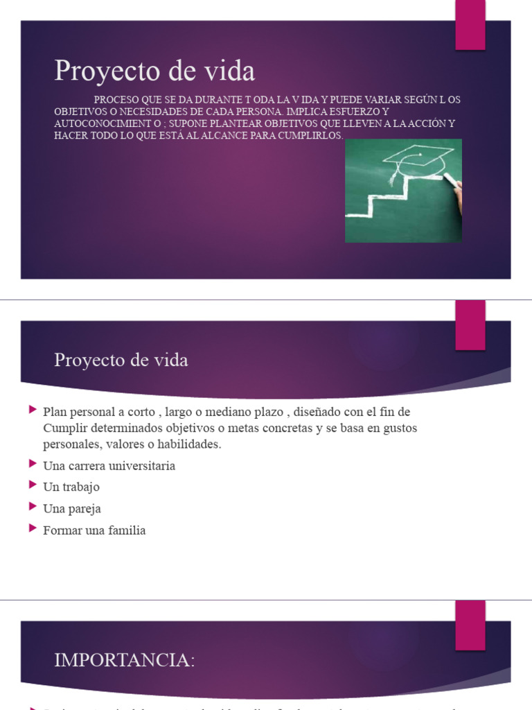 Proyecto de Vida | PDF
