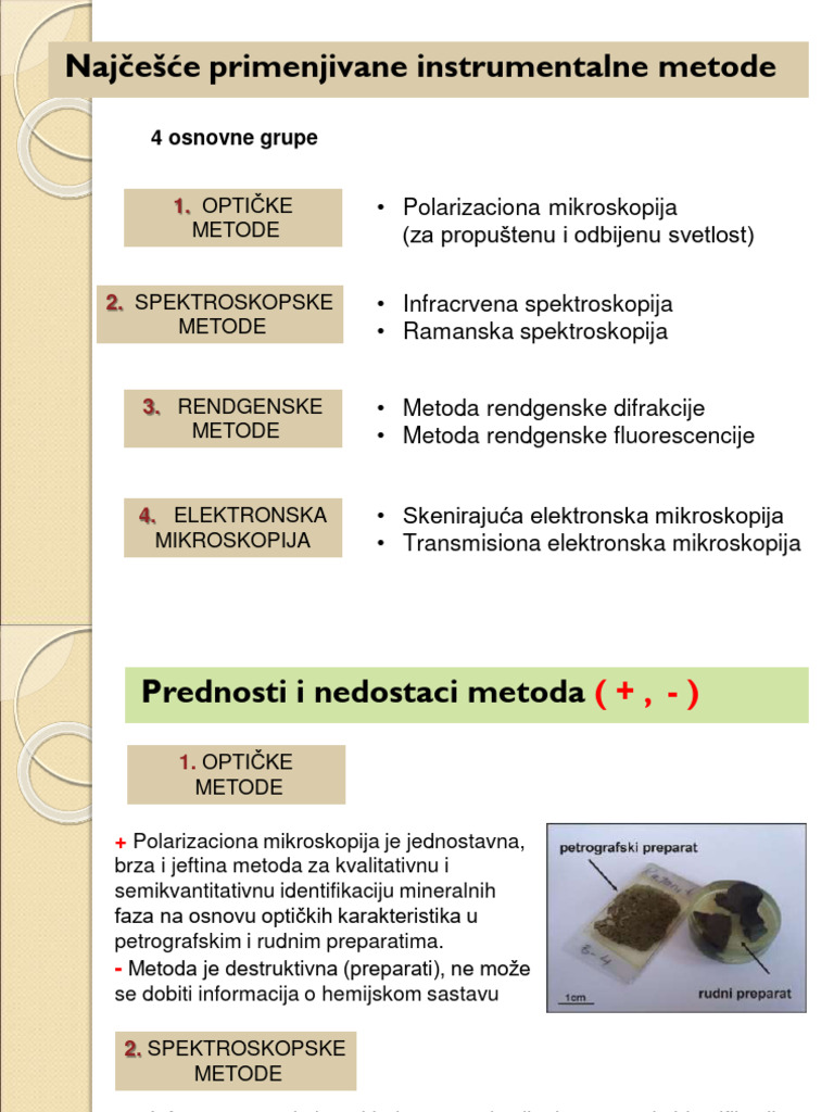 Ispitivanje Mineralnih Sirovina Treće Predavanje | PDF