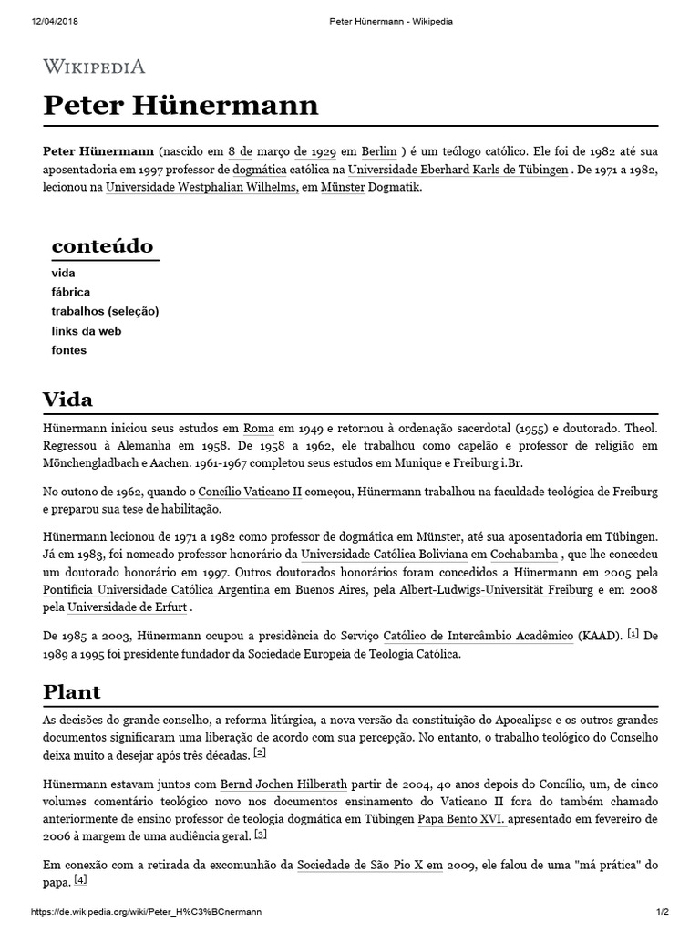 Denzinger Peter Hünermann 12.04.18 | PDF | Teologia | Concílio Vaticano II