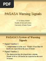 PAGASA Weather Terminology | PDF | Precipitation | Rain