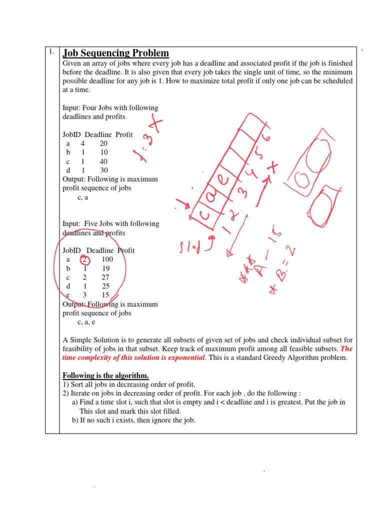 Greedy Problem List | PDF | Time Complexity | Algorithms Greedy Problem List | PDF | Time Complexity | Algorithms
