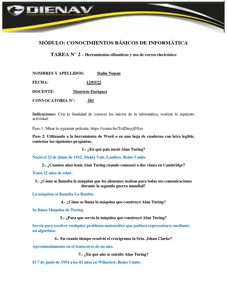 Conocimientos Basicos de Informatica | PDF