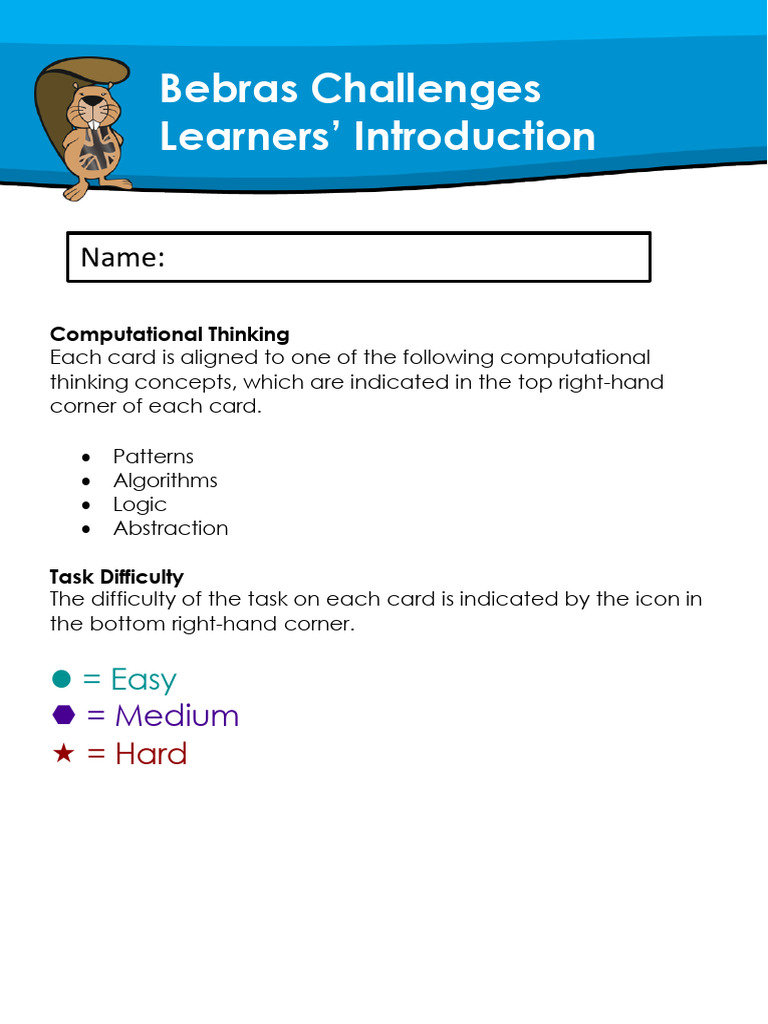 Bebras Computational Thinking | PDF | Laundry | Algorithms