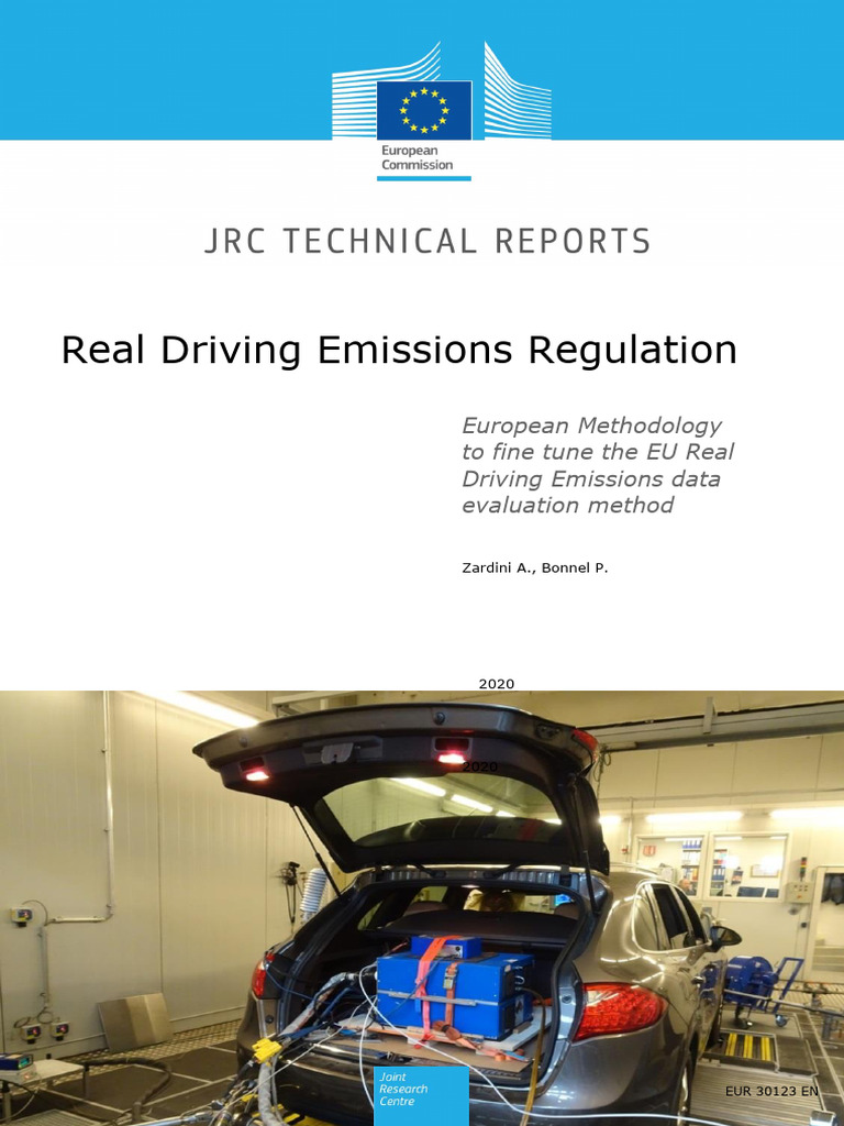 Real Driving Emissions regulation-KJNA30123ENN | PDF | Air Pollution ...
