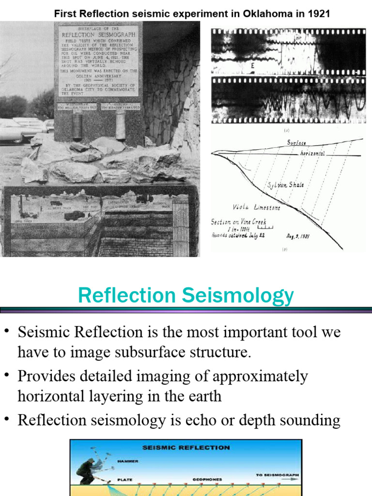 CH 07 Reflection&Reflection Seismic LECTURE | PDF | Reflection ...