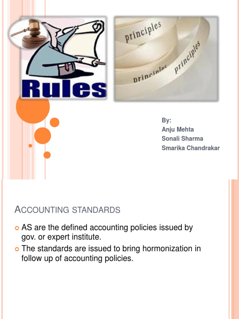 Rules Vs Principle | PDF | Financial Statement | Accounting
