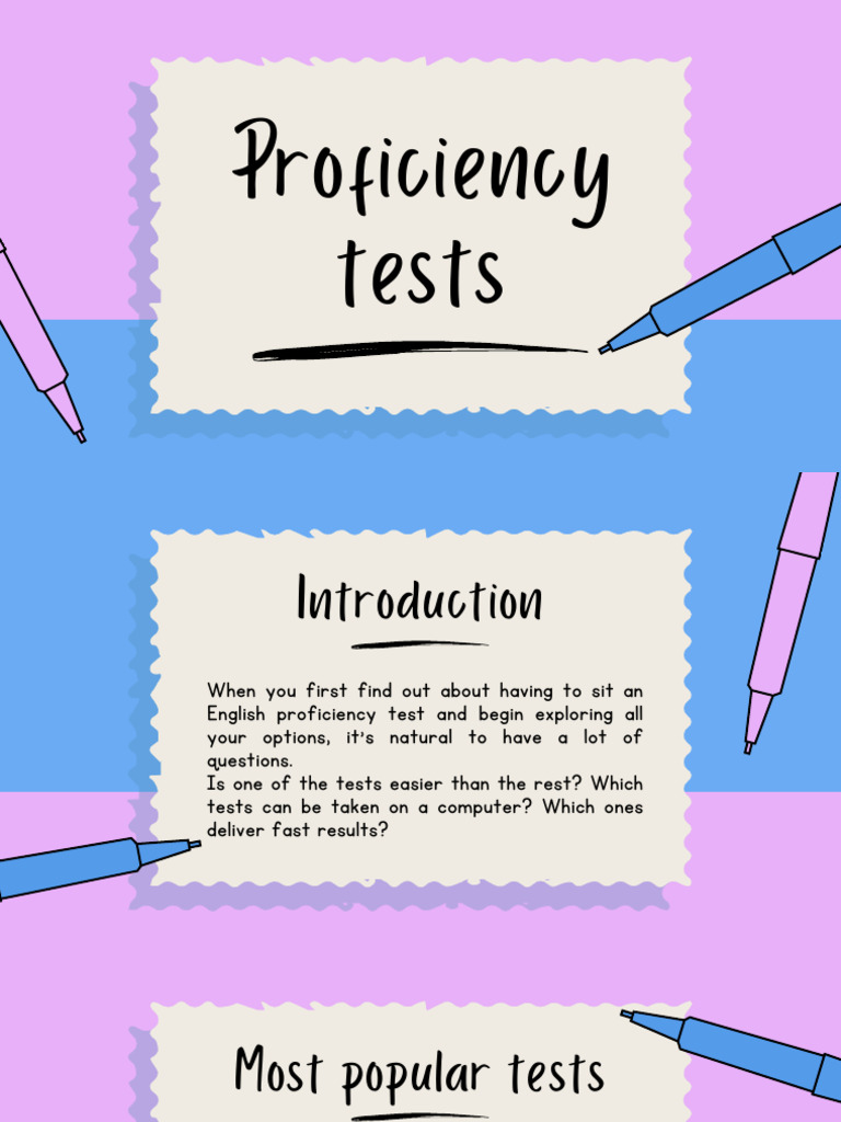 Proficiency Tests | PDF | International English Language Testing System ...